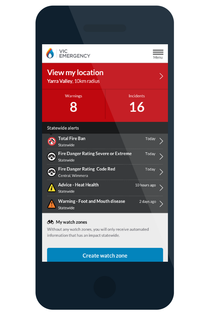 VicEmergency App Launched – Pearcedale Fire Brigade